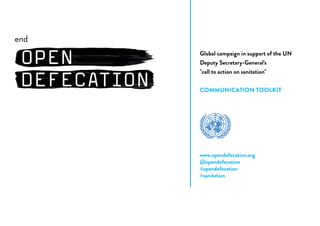 End open defecation toolkit | PDF