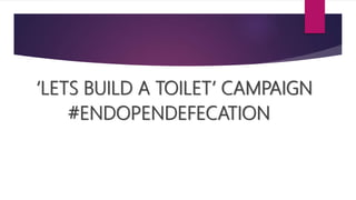 Open defecation | PPTX
