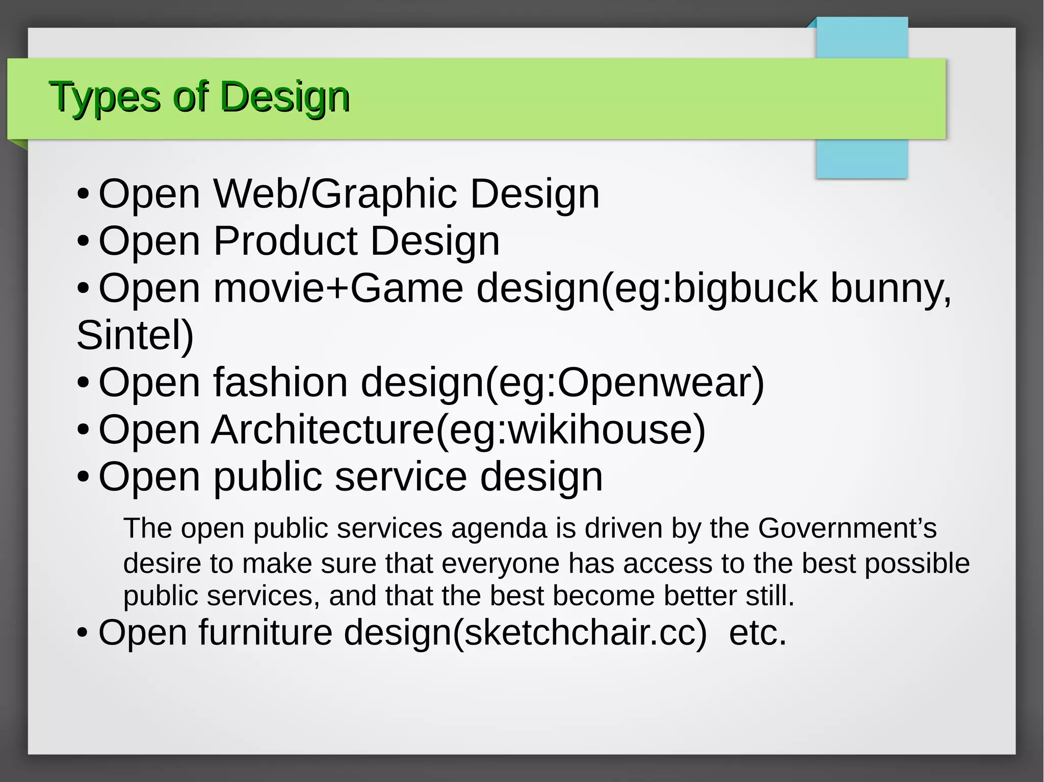 Opendesign concept and history | PPT