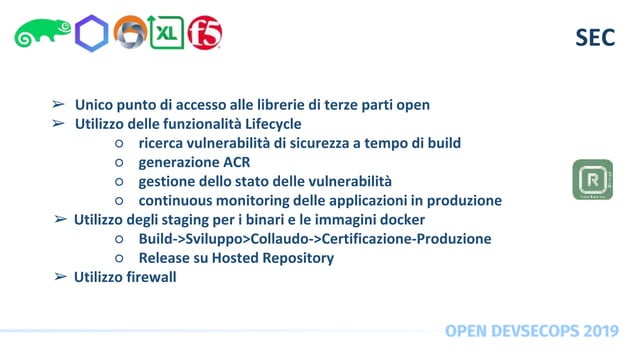 OpenDevSecOps 2019 - Open devsecops un caso di studio | PPTX | Computing | Technology & Computing