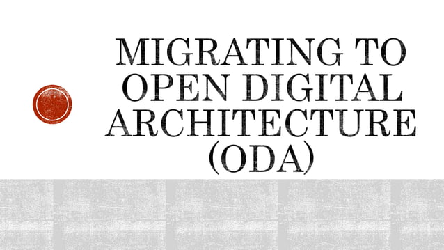 Open Digital Framework from TMFORUM | PPTX