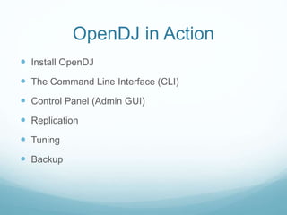 Opendj - A LDAP Server for dummies | PPTX