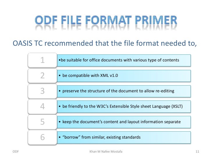 Open Document Format