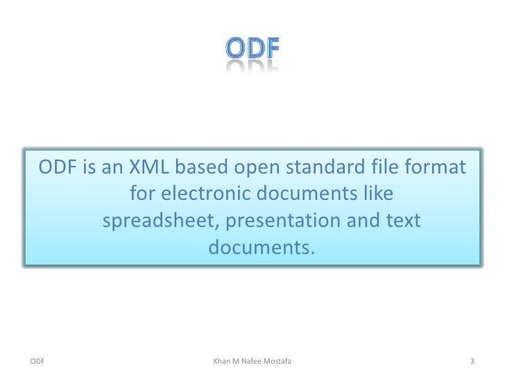 Open Document Format
