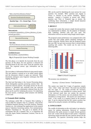 Open domain question answering system using semantic role labeling | PDF