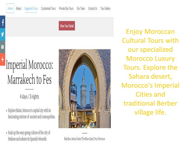 Moroccan Cultural Tours | PPT