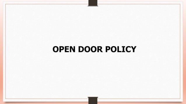 Open Door Policy and Models of Organizationn Culture.pptx | Business ...