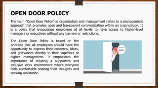 Open Door Policy and Models of Organizationn Culture.pptx