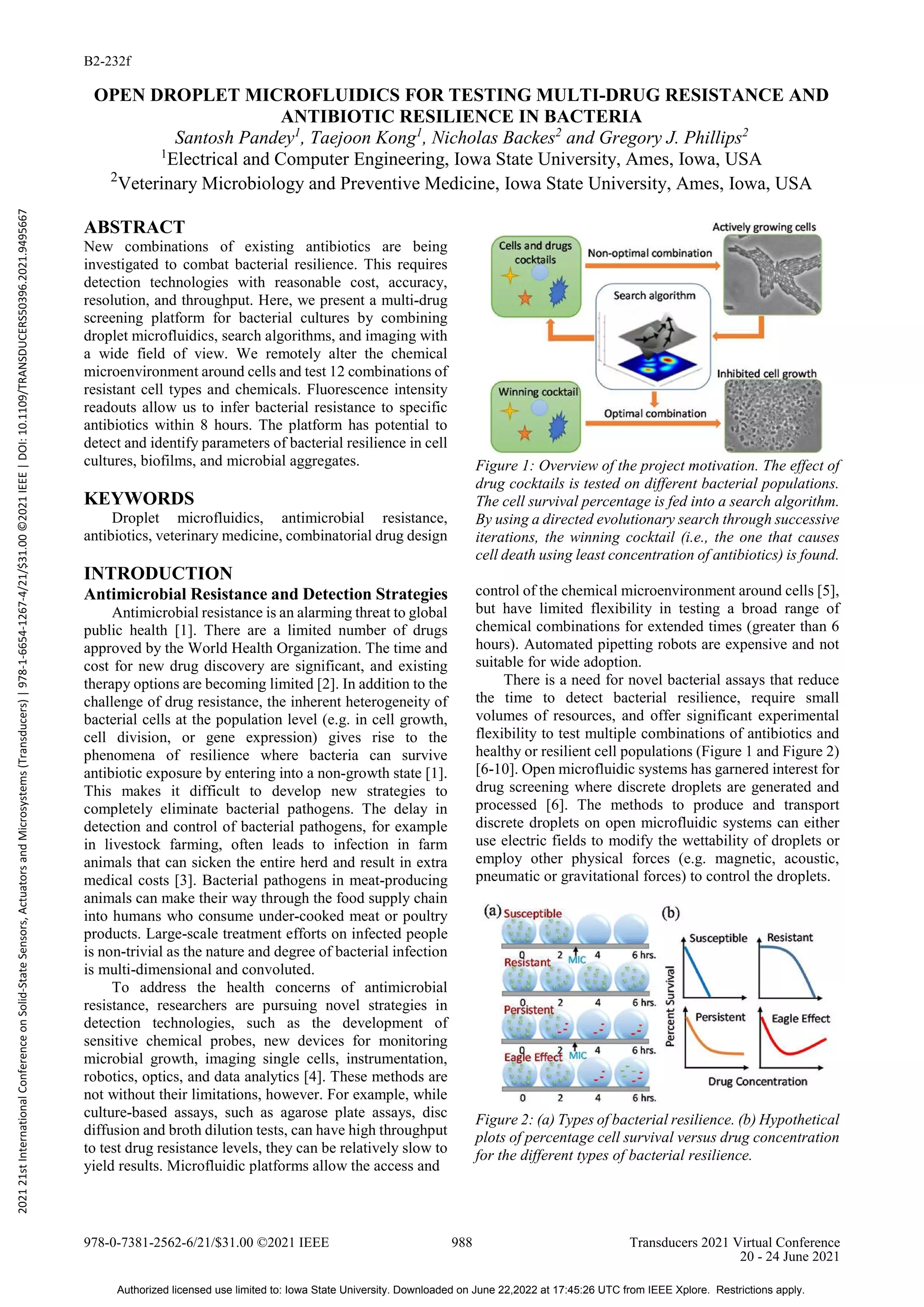 Open Droplet Microfluidics for Testing_Multi-Drug Resistance and ...