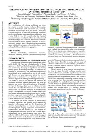Open Droplet Microfluidics for Microbiology | PDF | Infectious Diseases | Diseases and Conditions
