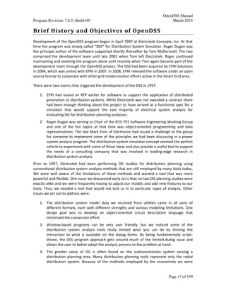 Open dss manual | PDF