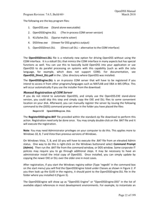 Open dss manual | PDF