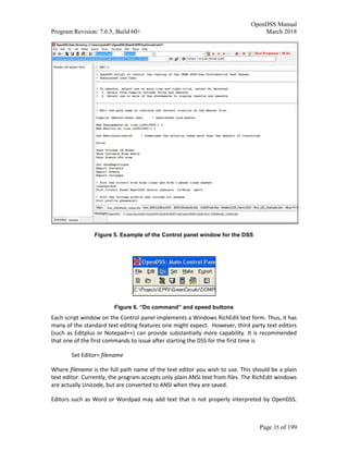 Open dss manual | PDF