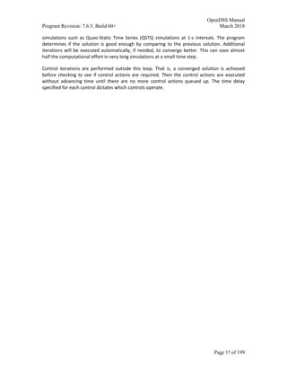 Open dss manual | PDF