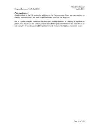 Open dss manual | PDF