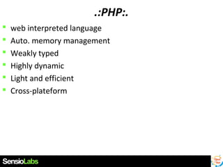 PHP Tips for certification - OdW13 | PPT