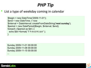 PHP Tips for certification - OdW13 | PPT