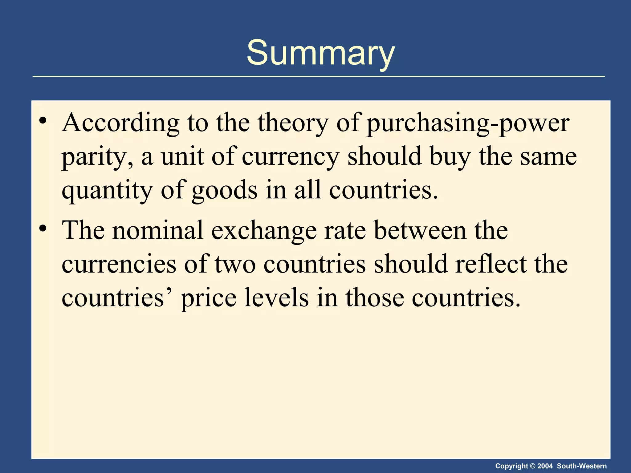Open-Economy Macroeconomics: Basic Concepts | PPT
