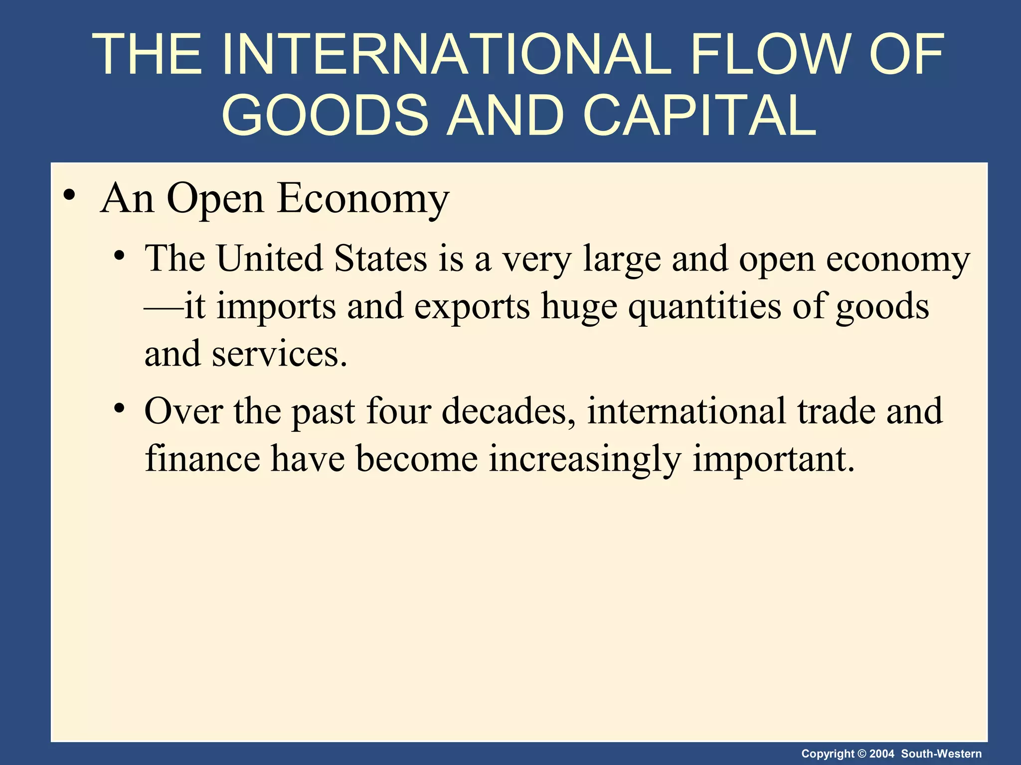 Open-Economy Macroeconomics: Basic Concepts | PPT