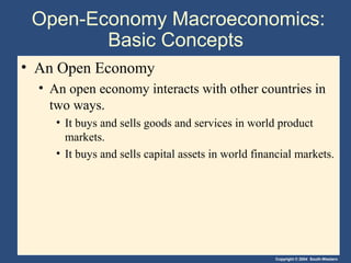 Open-Economy Macroeconomics: Basic Concepts | PPT