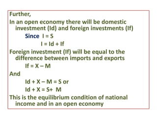 Open economy identity | PPTX