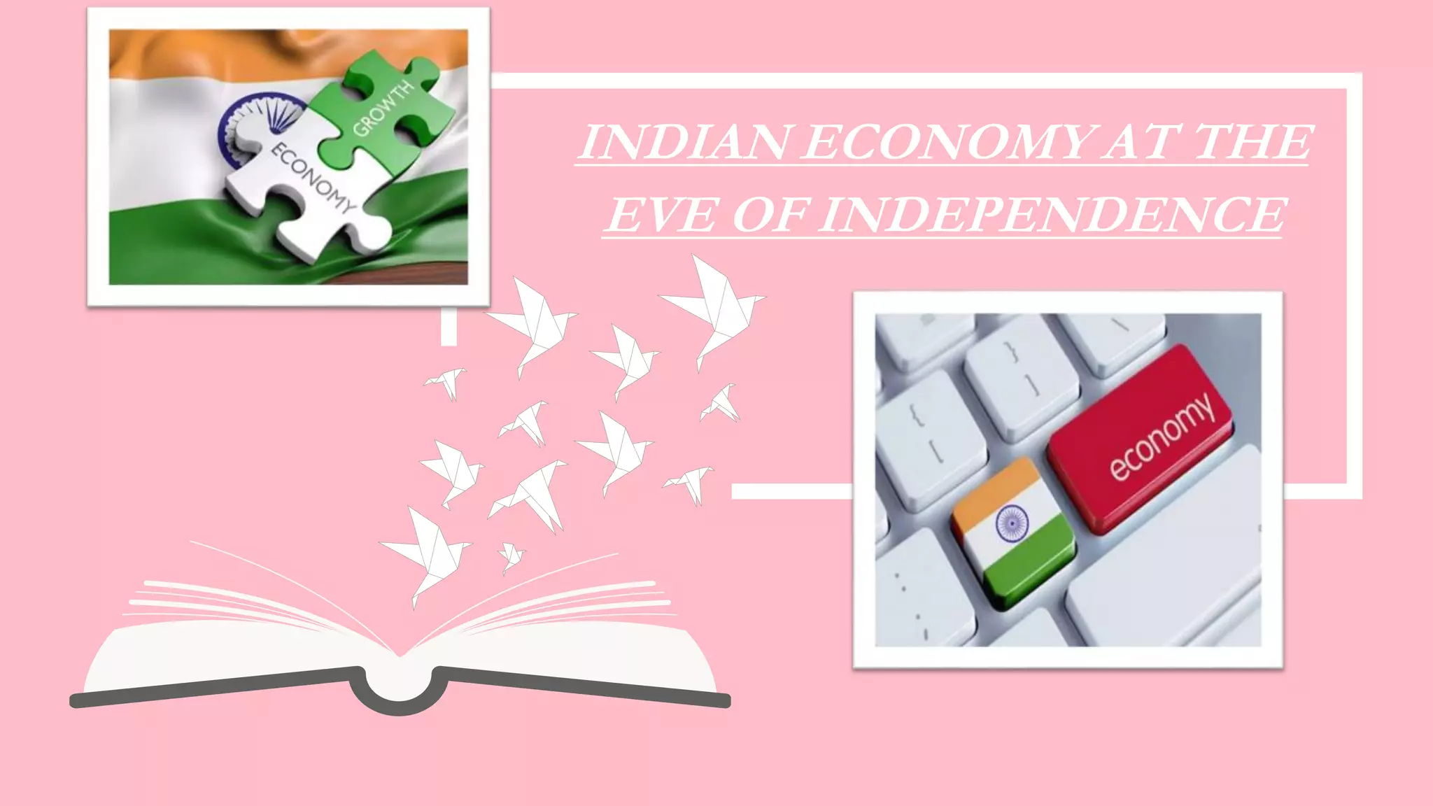 Indian Economy at the eve of Independence. | PDF