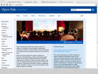 Open Education Movement | PPT | Free Download