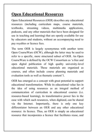 Open educational resource1 | PDF