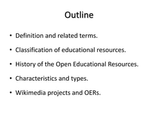 Open educational resources | PPTX