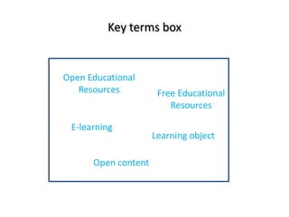 Open educational resources | PPTX