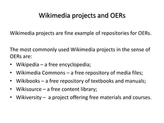 Open educational resources | PPT