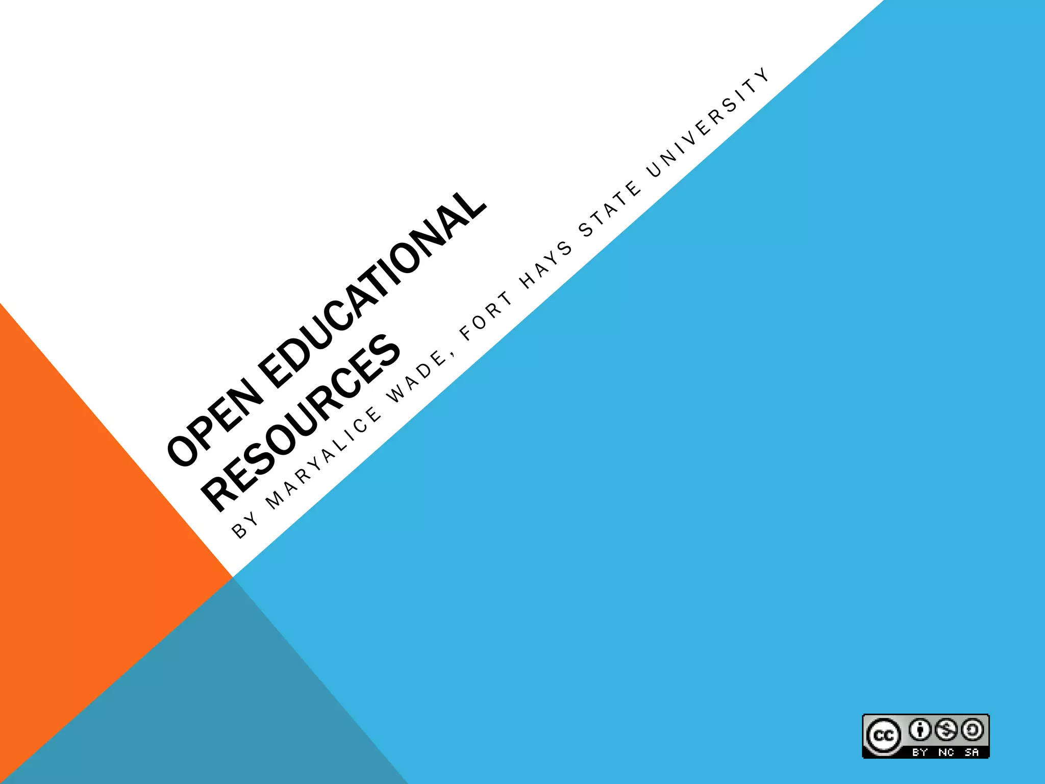 Open educational resources | PPT