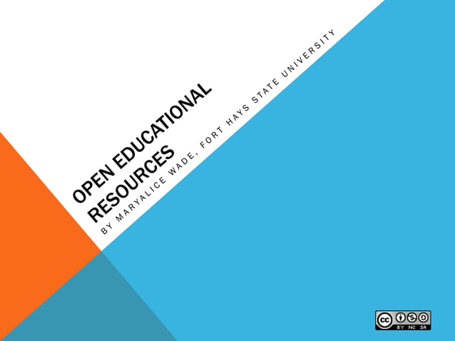 Open educational resources | PPT