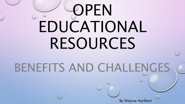 Open educational resources | PPTX | Technology & Computing