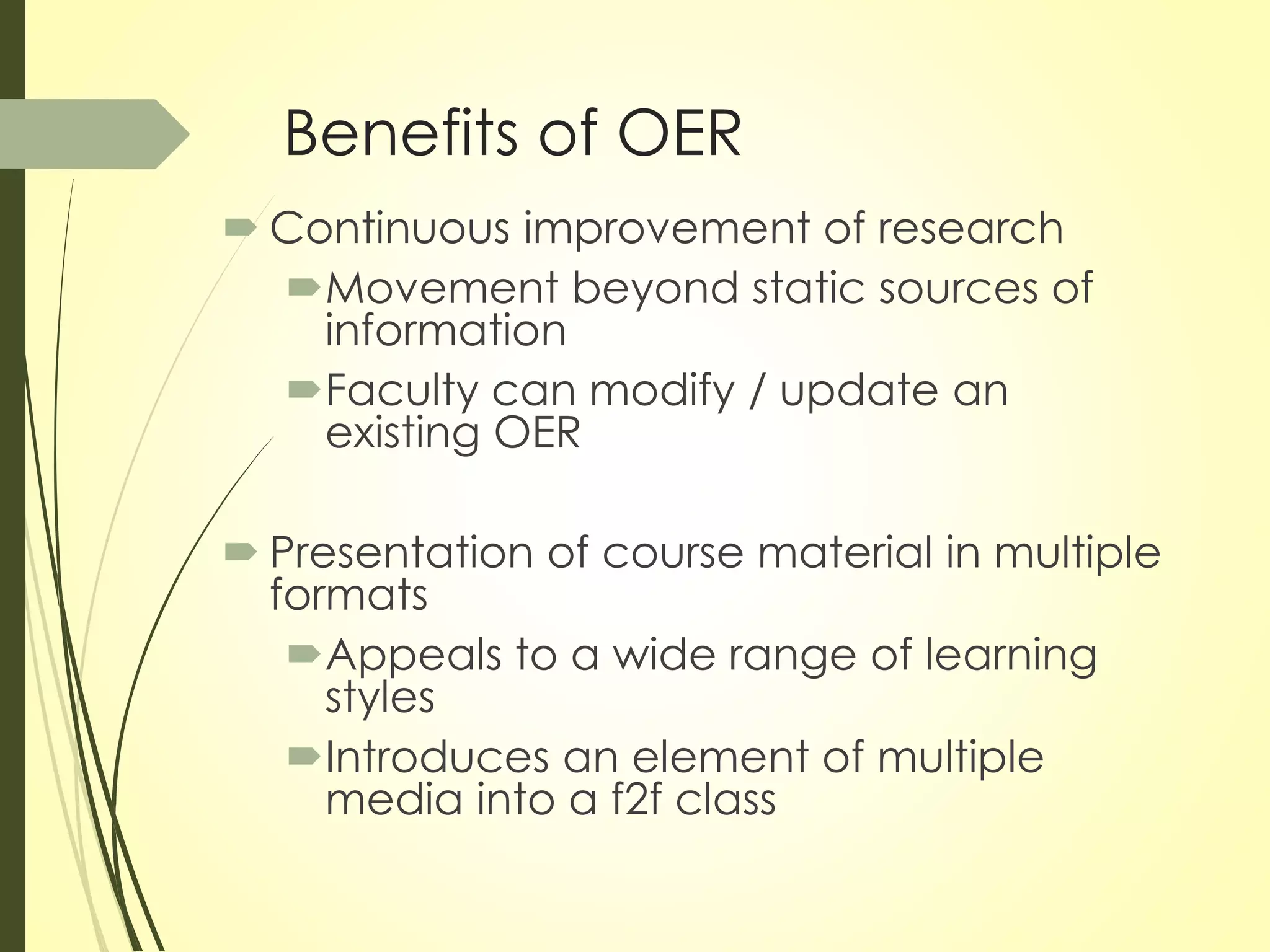 Open educational resources | PPTX