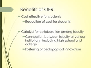 Open educational resources | PPTX