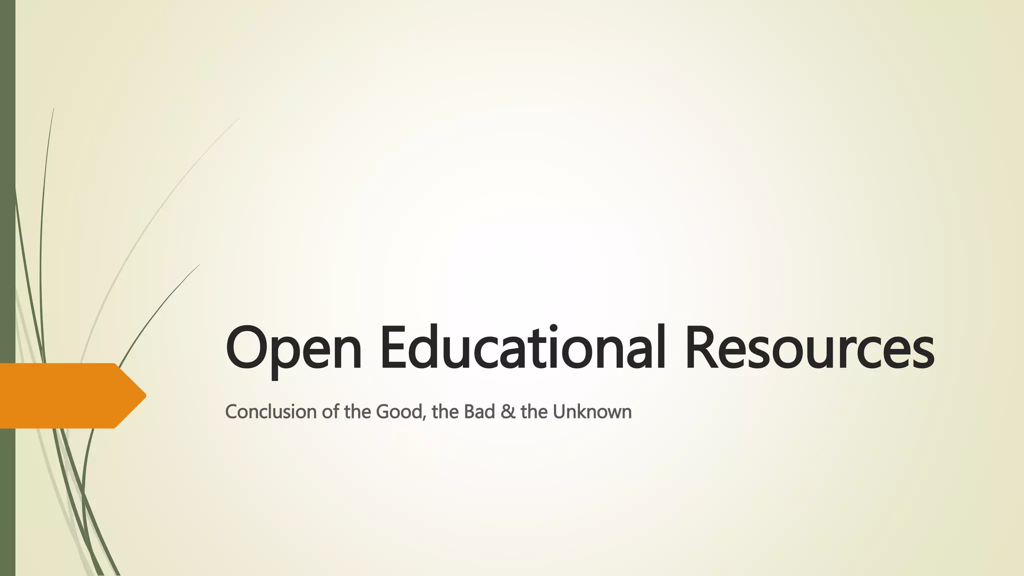 Open Educational Resources | PPT