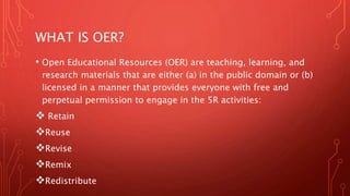 Open educational resources benefits and challenges | PPTX