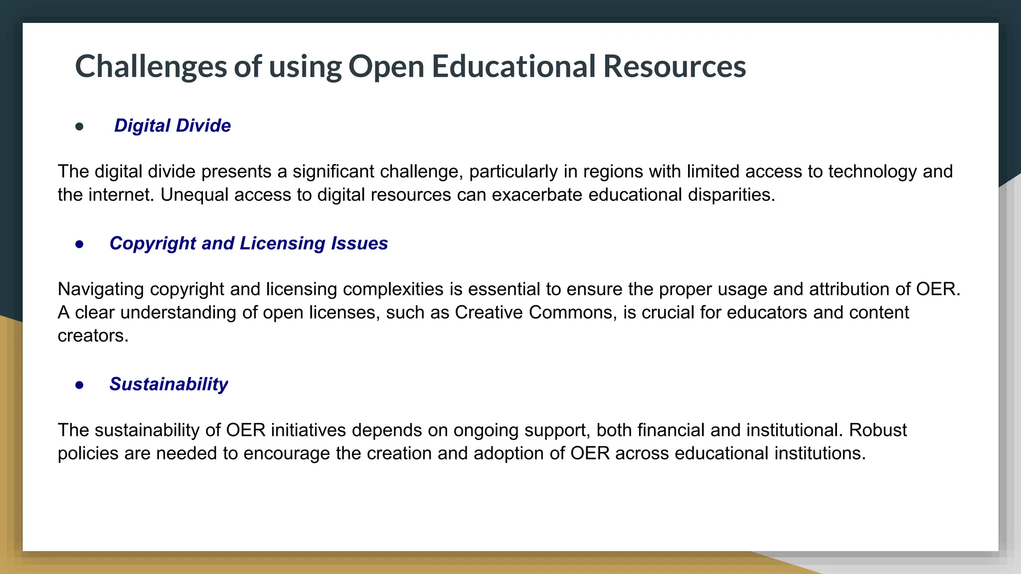 Open Educational Resources (OER) Benefits and Challenges.pptx