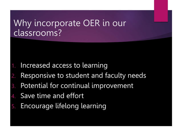 Open Educational Resources (OER) Considerations | PPT