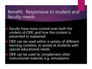 Open Educational Resources (OER) Considerations | PPT