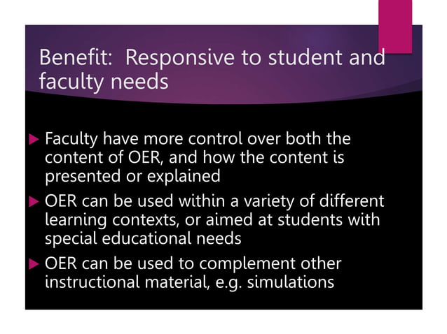 Open Educational Resources (OER) Considerations | PPT Open Educational Resources (OER) Considerations | PPT
