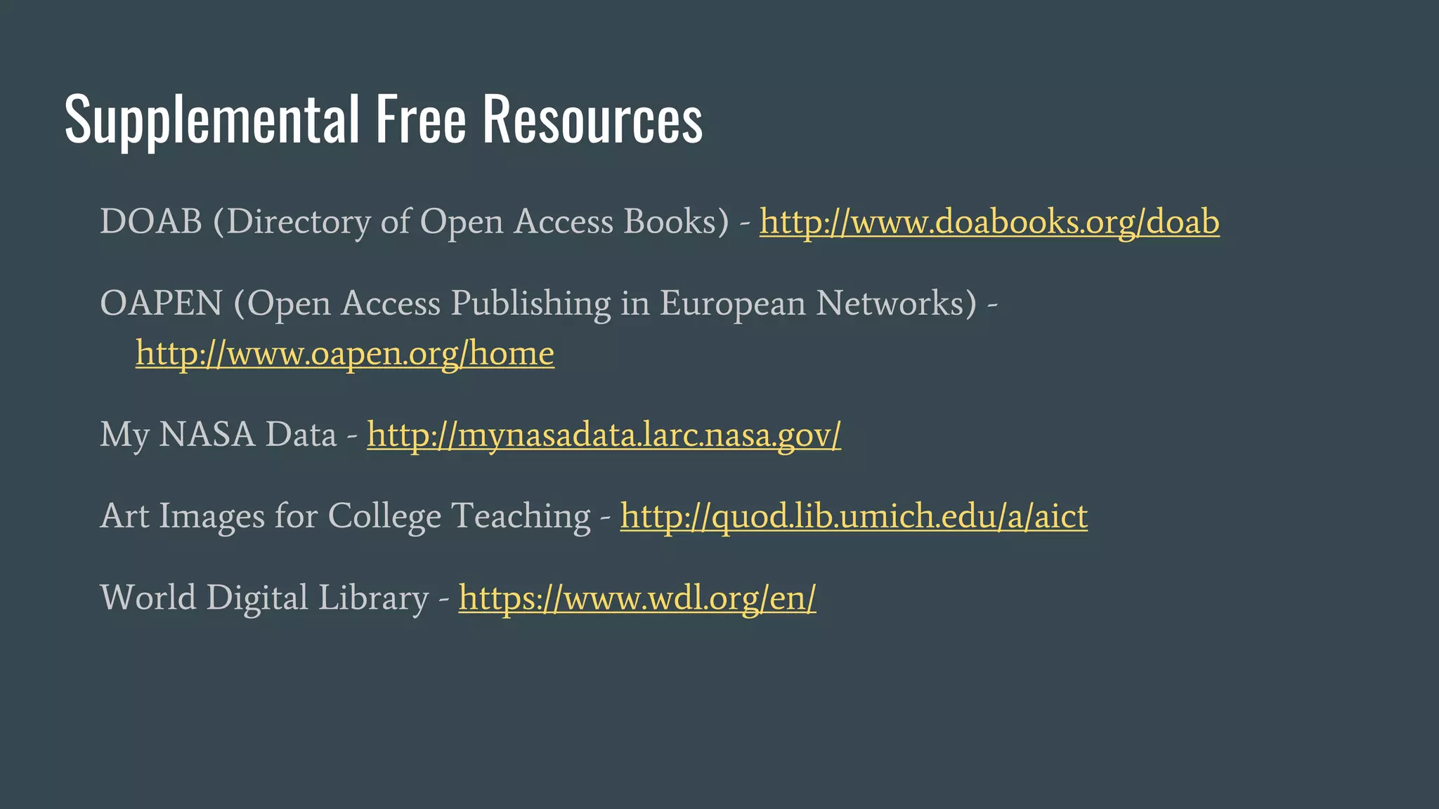 Open educational resources: What are they and where do i find them?