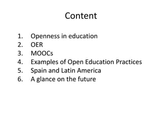An introduction to openness in education | PPTX