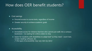 Open Education, Open Opportunities | PPT