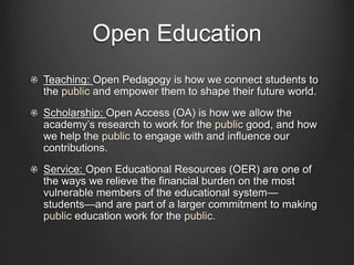 Open education resources | PPT