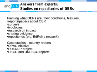 Sustainability in OER for less used languages | PPT