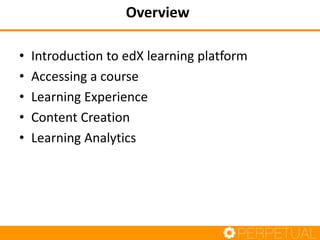 Open edX Overview | PPTX