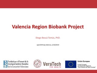 OpenEHR day 2019 valencia biobanks | PPTX