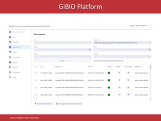 OpenEHR day 2019 valencia biobanks | PPTX